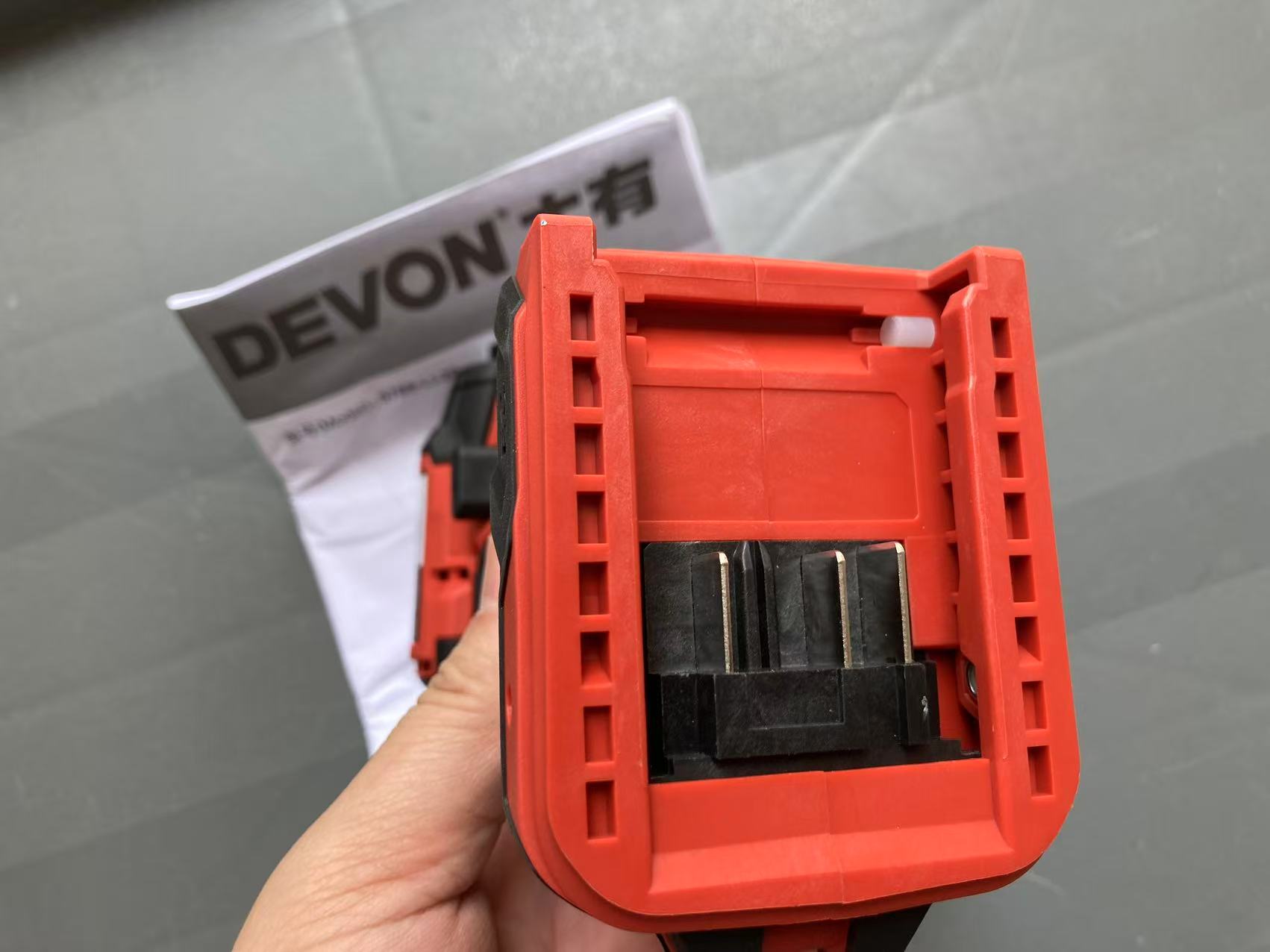 DEVON Large 20V Brushless 5768 Screwdriver 150N.M Large Torque Impact ...