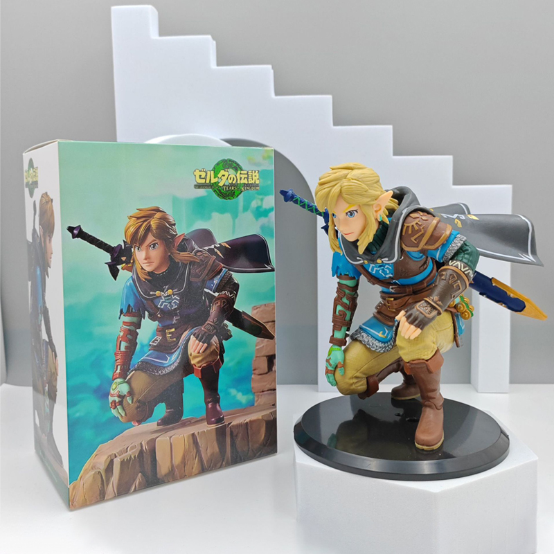 14cm Japan Game The Legend of Zelda: Tears of the Kingdom Squat Posture ...
