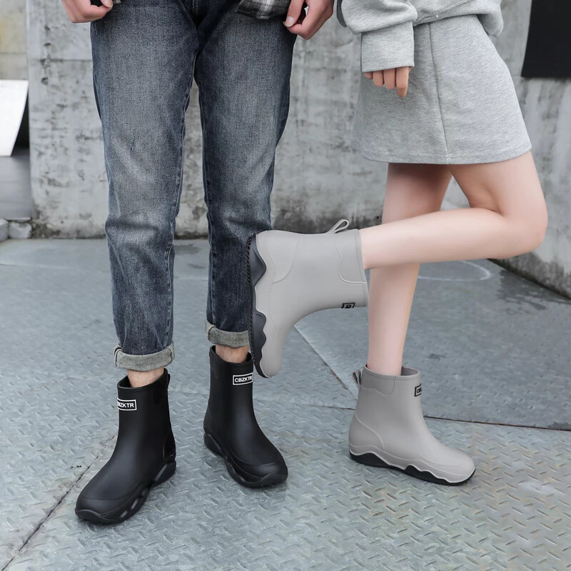 【Mani Fashion Store】Unisex Rain Boots Non-Slip Waterproof High Quality ...