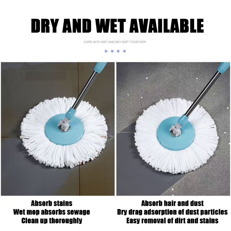 1CHOISE Floor Cleaning Mop With Spinner Magic Spin Tornado Mop 360 Easy ...