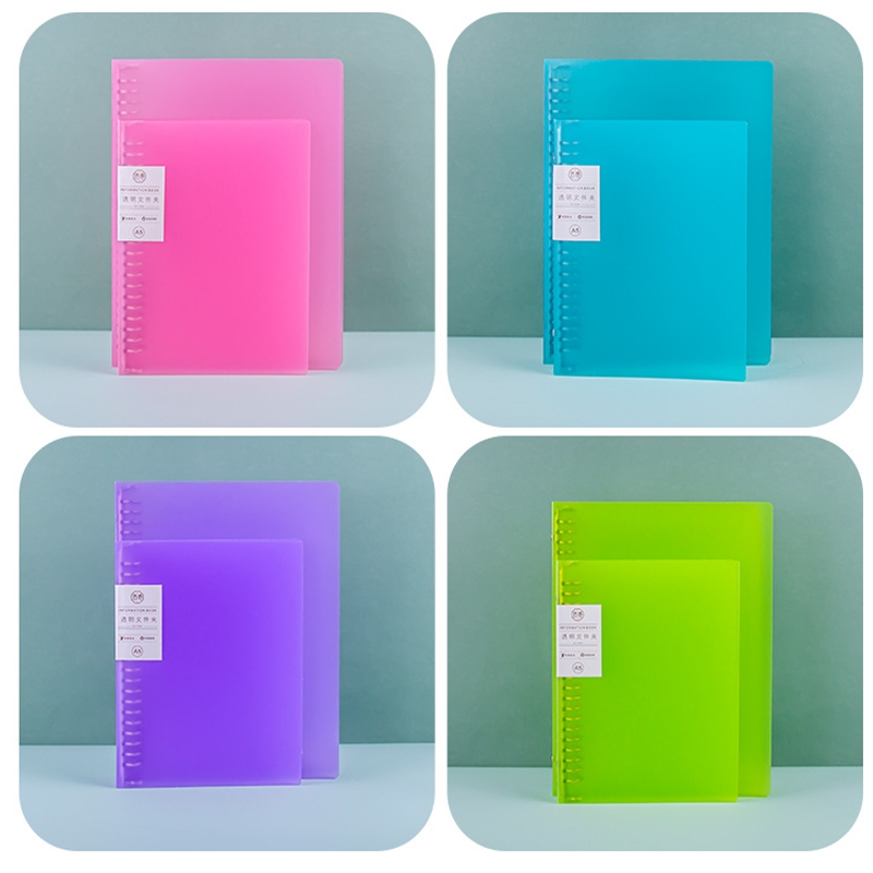 A5/B5 Binder Notebook Refillable Ring Binder Cover Notebook Set Loose ...