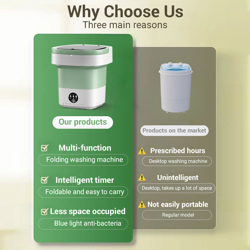 portable washing machine large capacity folding washing machine mini ...