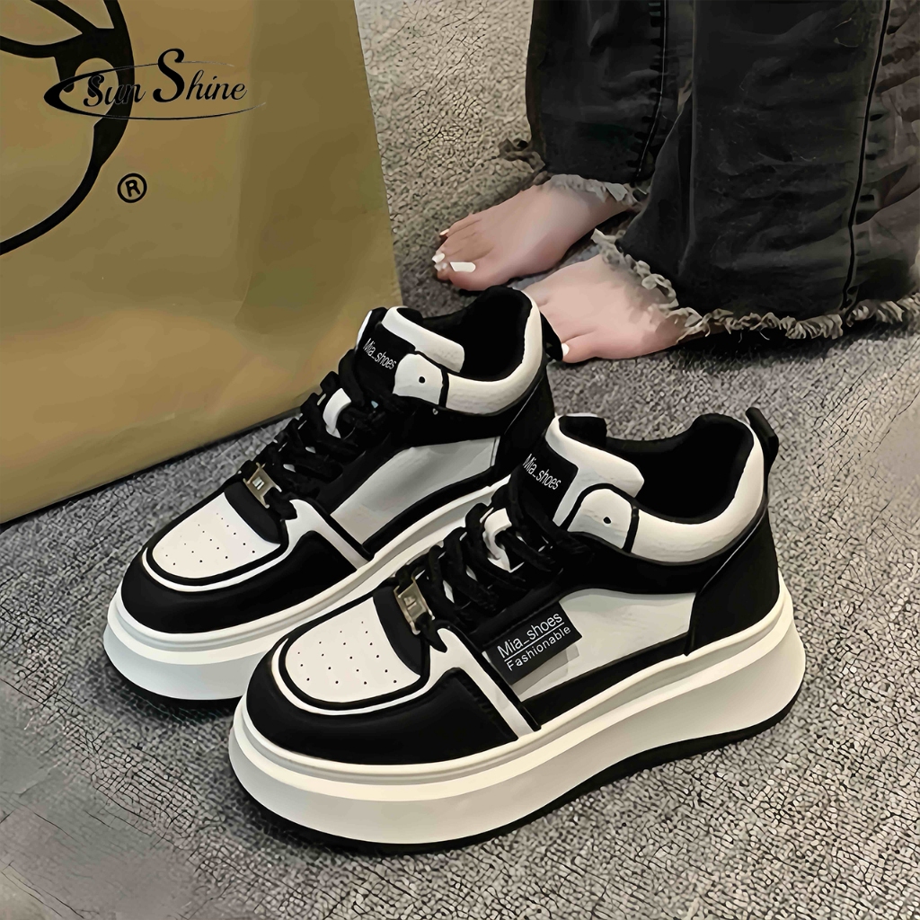 ZW New Korea Fashion High Cut Unisex Sneakers Casual Platform Rubber ...