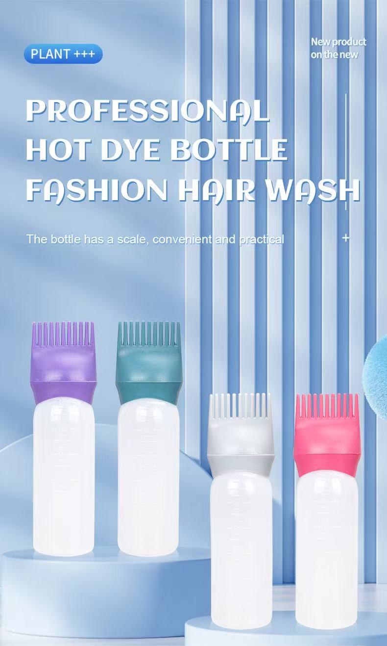 Hair Coloring Bottle 160Ml PP Hairdresser Tools 8 Colors New Beauty ...
