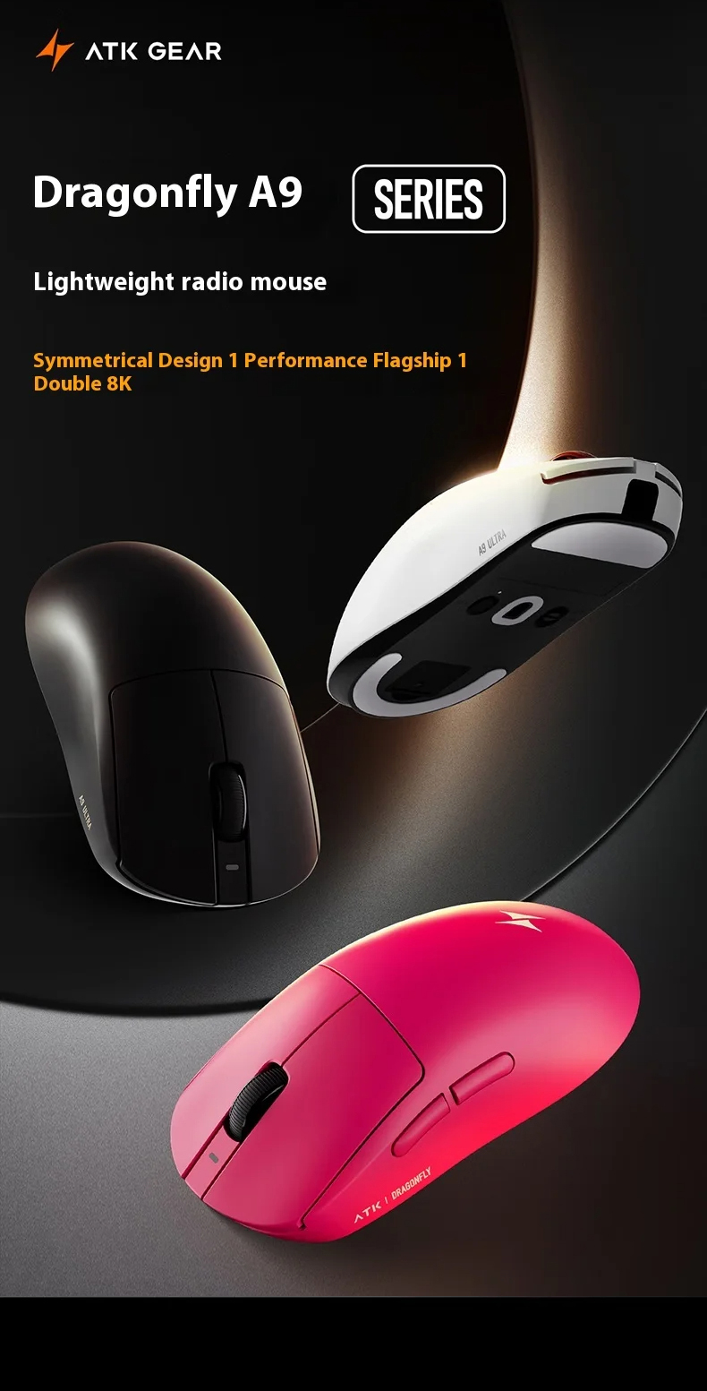 ATK Dragonfly A9 Plus/Pro Wireless Gaming Mouse Gaming Office Mouse ...