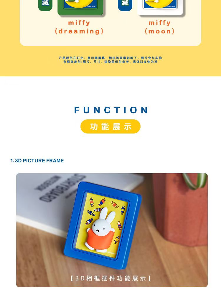 ZW [Genuine Product] (One Type One Box) Miffy High-Appearance Cool diy ...