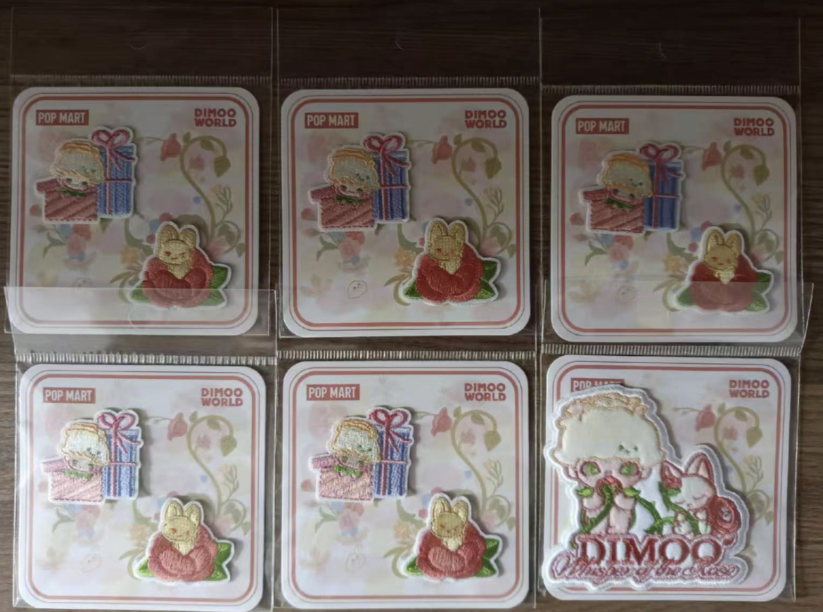 DIMOO Rose Whisper Embroidery Sticker | Shopee Philippines