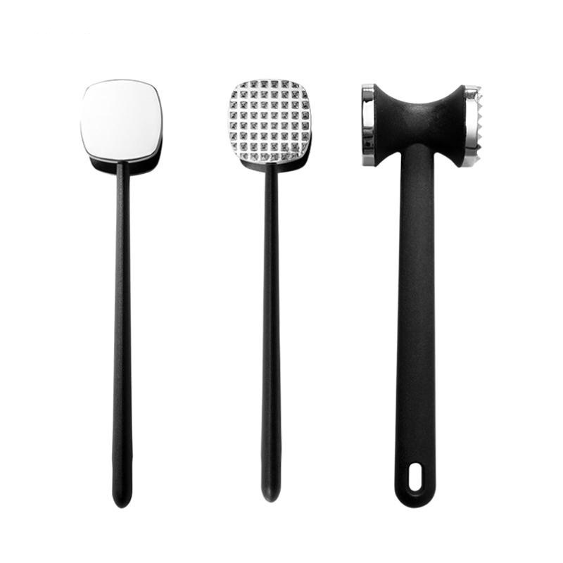 Steak Hammer Mallet Double-Sided Zinc Alloy Meat Tenderizer Meat ...