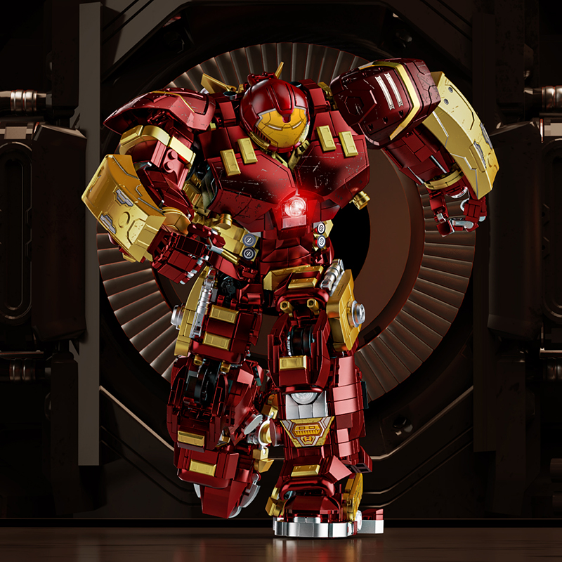 Hulkbuster Building Blocks 2653 Pcs LEYI Mecha Bricks Toy Set | Shopee ...