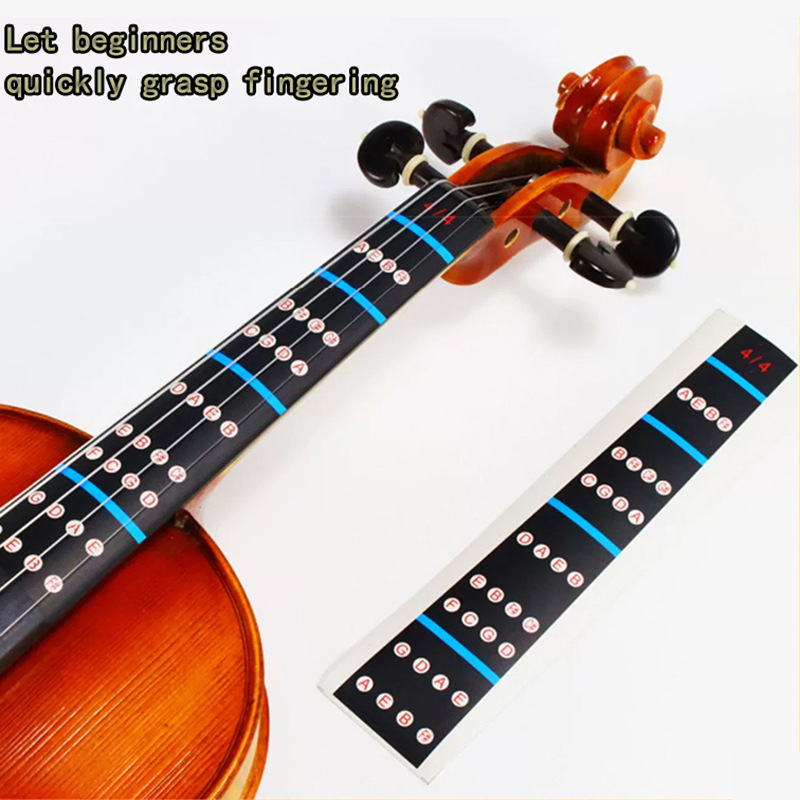 Violin Fingerboard Sticker 4/4 3/4 1/2 1/4 1/8 Fretboard Note Label ...