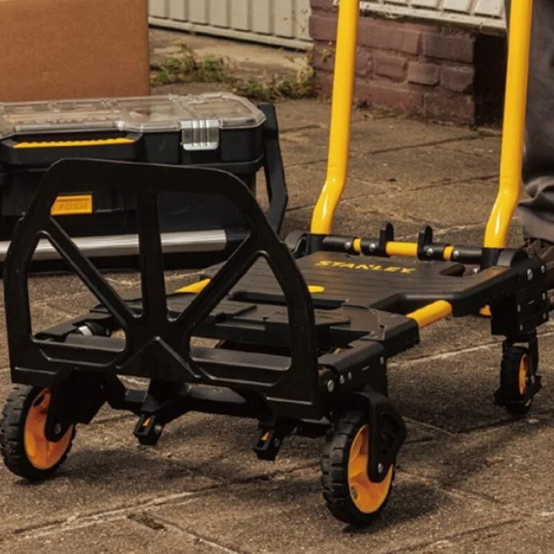 STANLEY STST0585T-23 2in1 Folding Trolley Trailer Portable flatbed mini ...