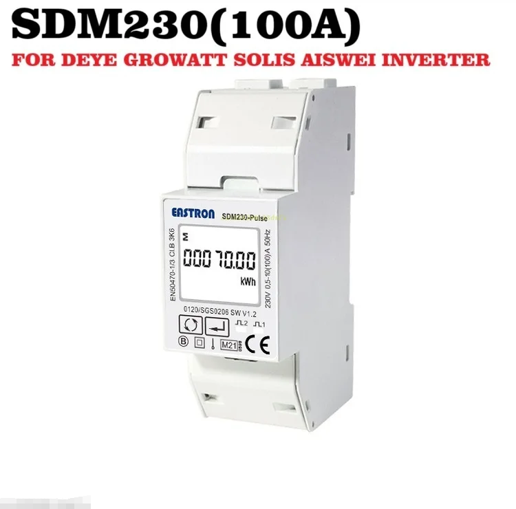 Eastron Growatt Deye three-phase anti-backflow meter SDM630 Modbus ...