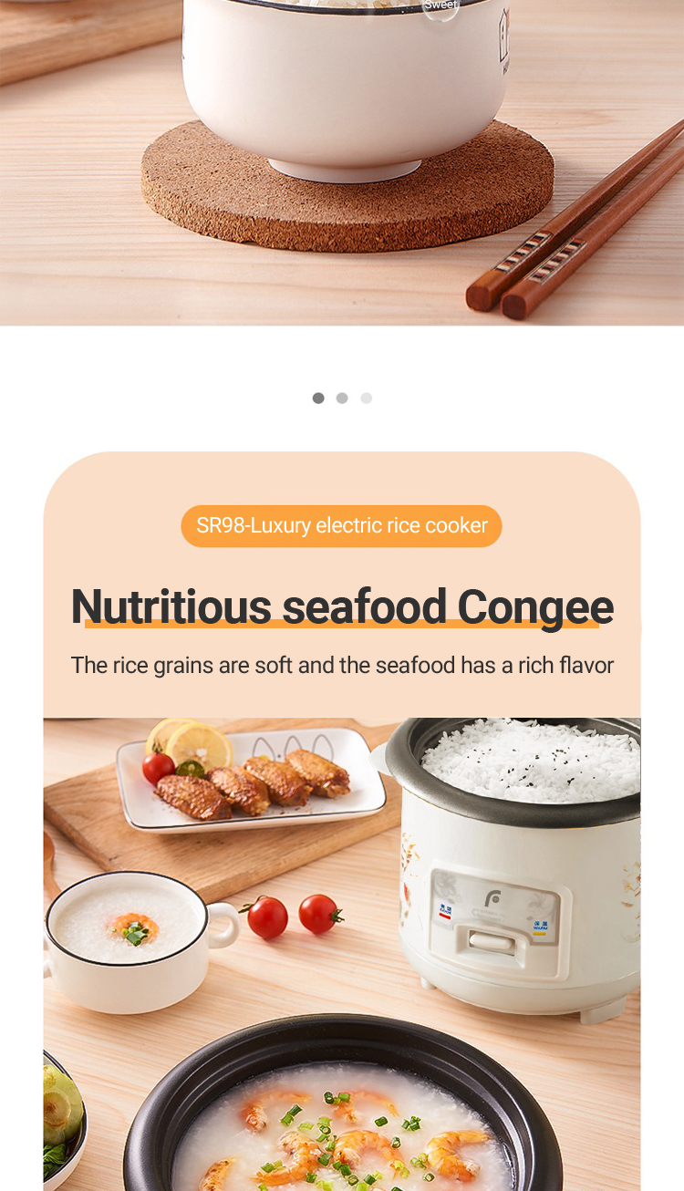 Rice cooker 4L 3L 2L 1.5L rice cooker 1-5 people use non stick pan mini ...