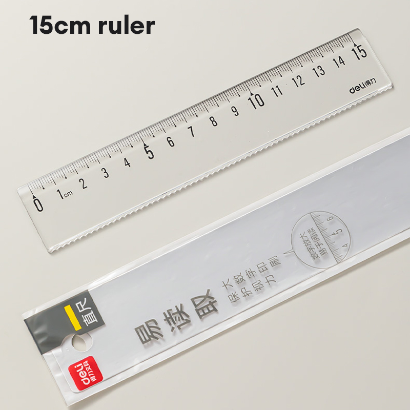 Deli 15cm Easy to Read Ruler 71971 1PC | Shopee Philippines