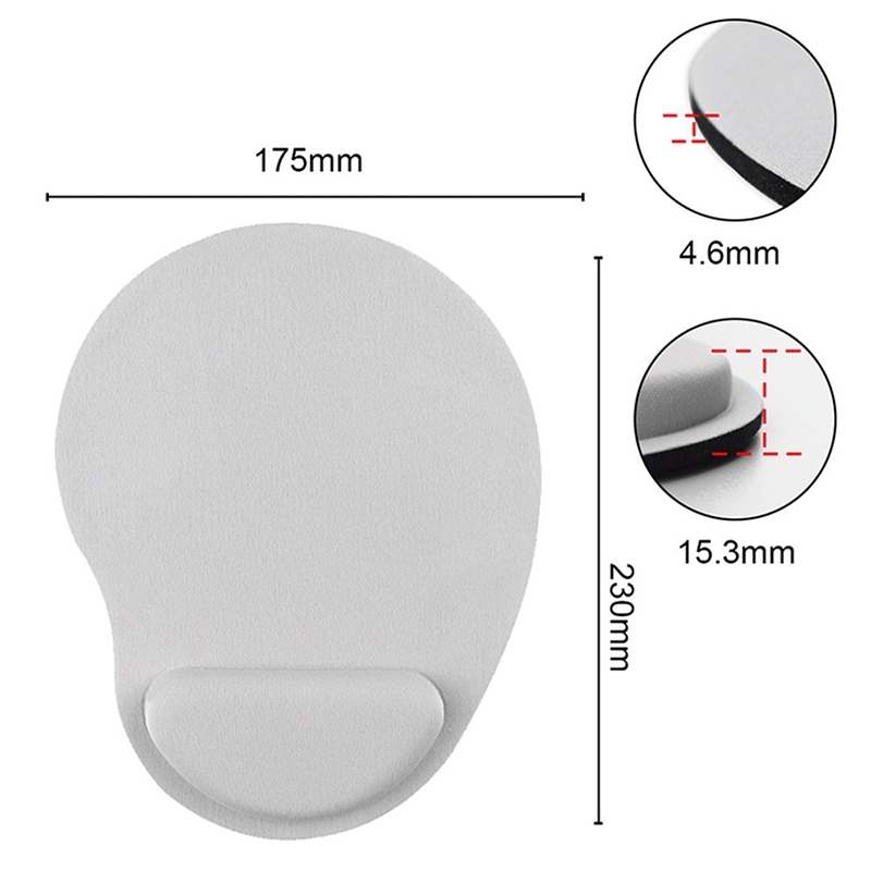 Mouse Pad Pressure Relief Comfortable EVA Wrist for Office PC Non Slip ...