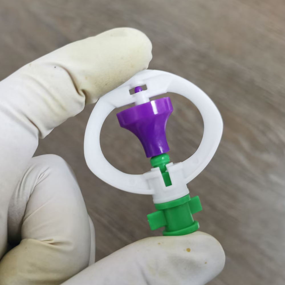 4Pcs Greenhouse 1/4'' Barb Watering Sprinkler Irrigation System with ...