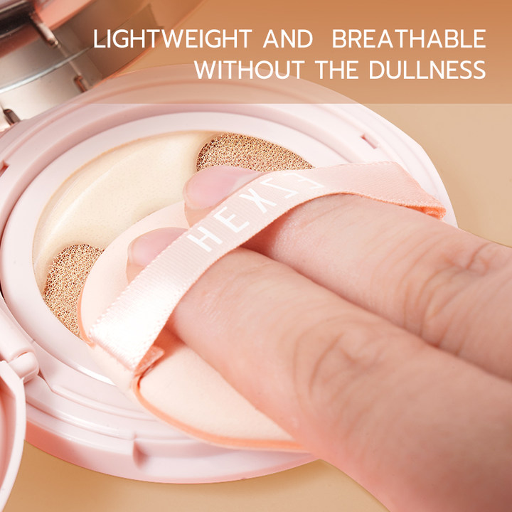 HazelGrace & HEXZE Air Cushion foundation Moisturising Anti-Oxidant Oil ...