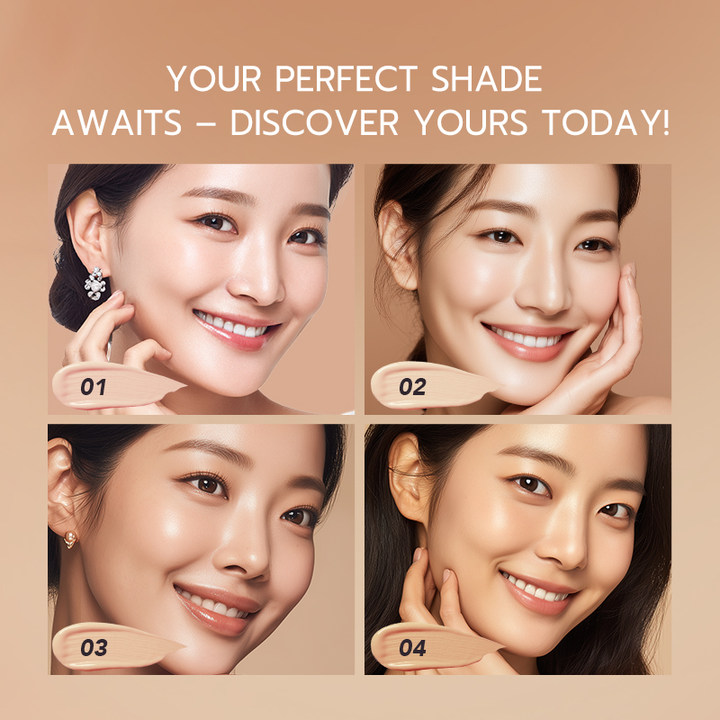 HazelGrace & HEXZE Air Cushion foundation Moisturising Anti-Oxidant Oil ...