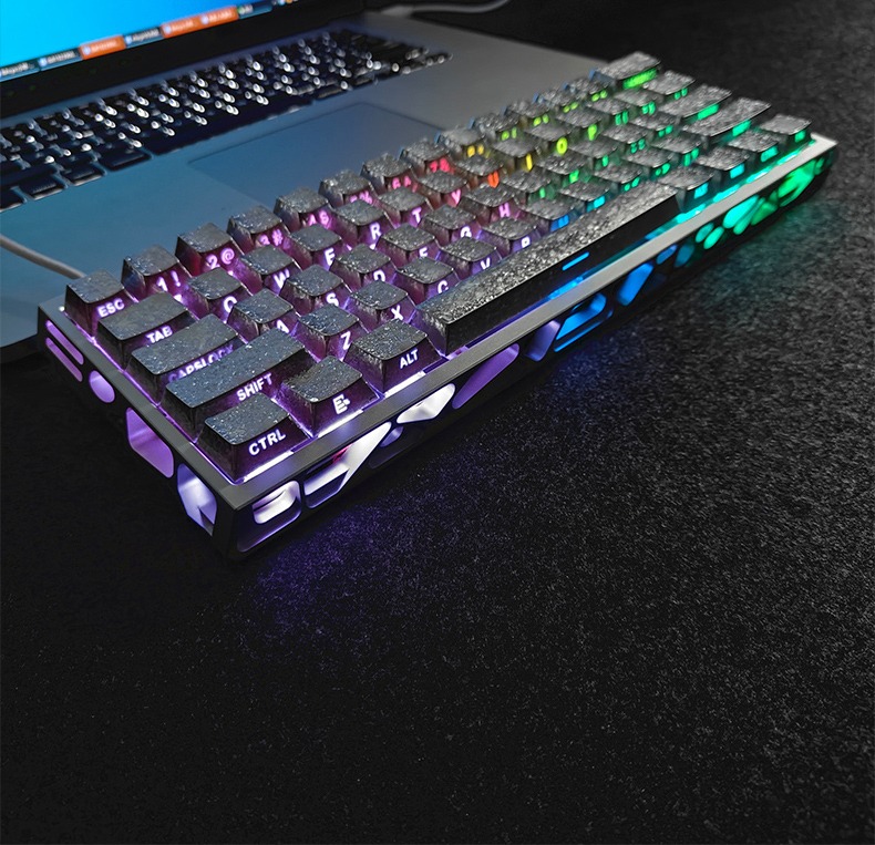 -LW- 65%/60% Keyboard Hollow WOOTING60HE Aluminum Alloy Shell CNC ...
