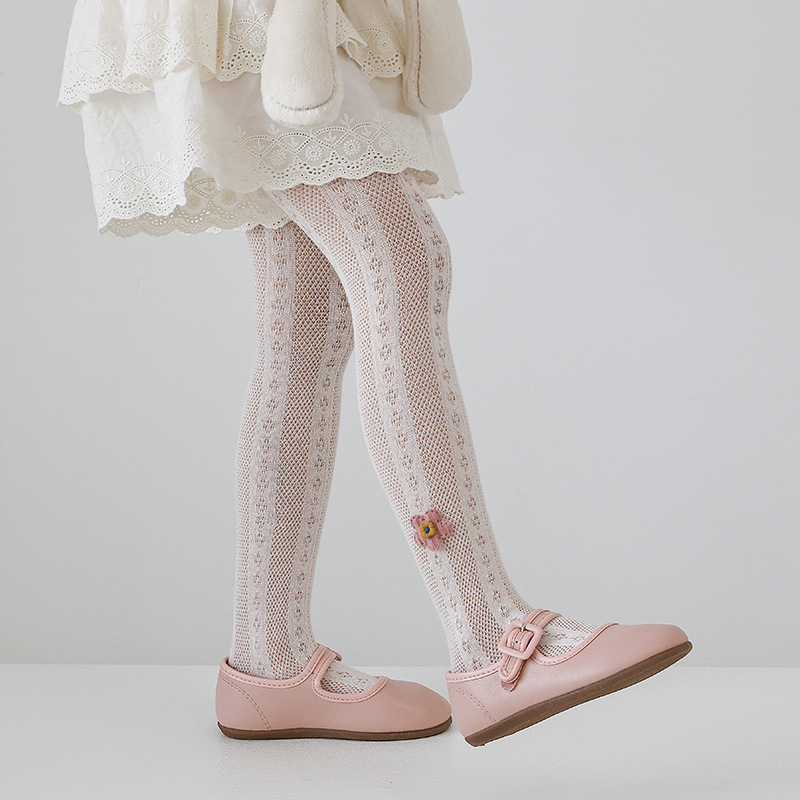 Cool Summer Girls Pantyhose Mesh Bowtie Sweet Baby Tights Stockings ...