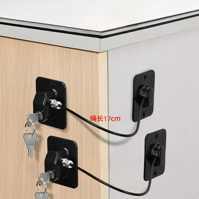 Child Safety Locks - 4-Pack Multi-Use Cabinet & Refrigerator Latches ...