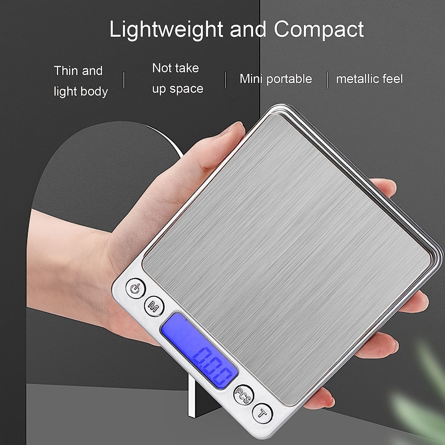 Mini Digital Scale for Jewelry, Cooking, and Baking; Has A Backlit ...
