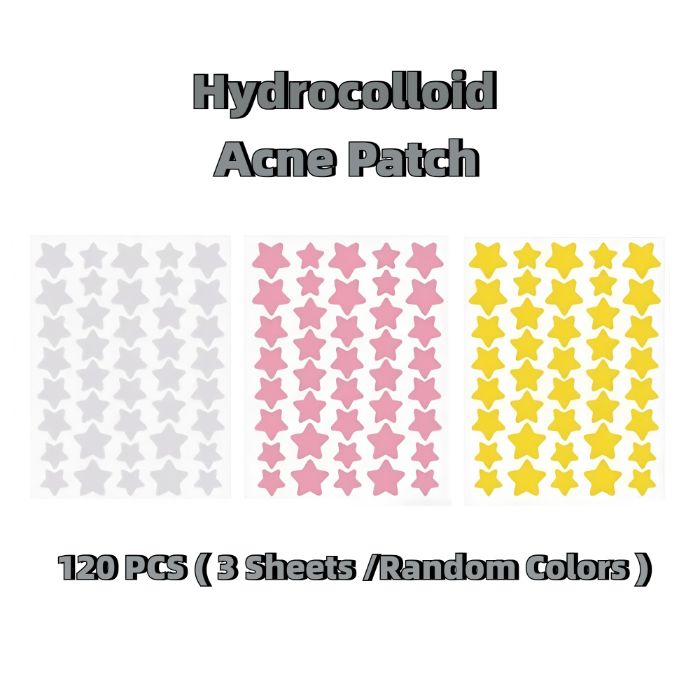 120 colorful hydrocolloid acne patches for face to cover zits ...