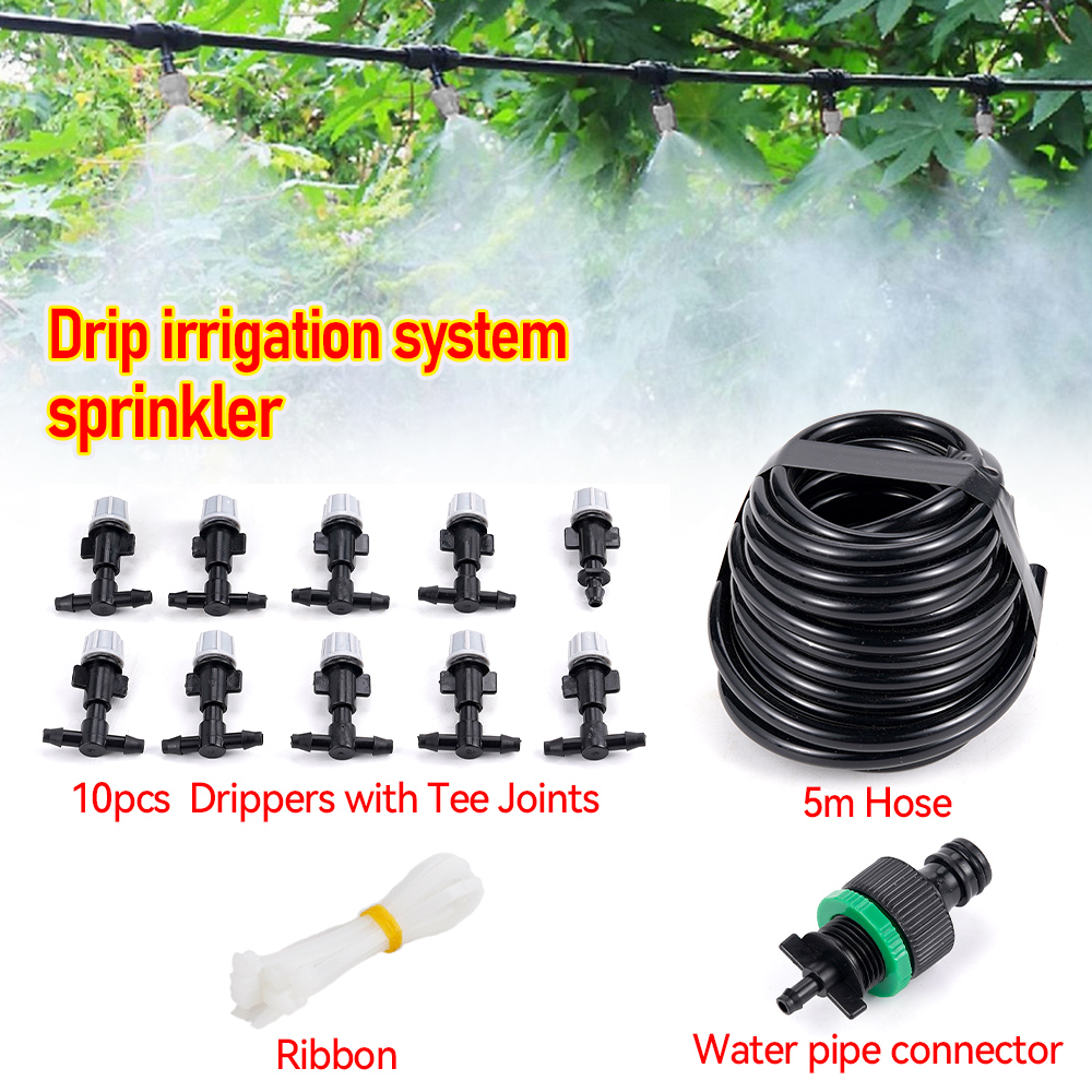 5M Automatic Irrigation Misting System Cooling Water Fog Mist Garden ...