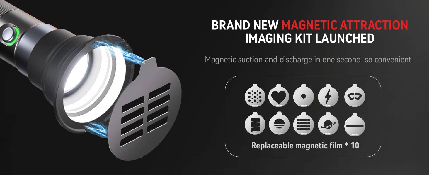 PHOTOOLEX Video Flashlight New Version Magnetic Silicone Video Set ...