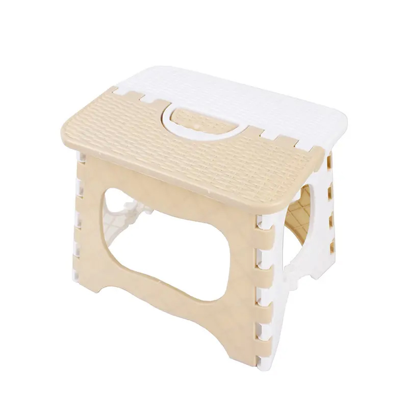 Plastic Folding Step Stool + Portable Chair Small Bench for Kids Home ...