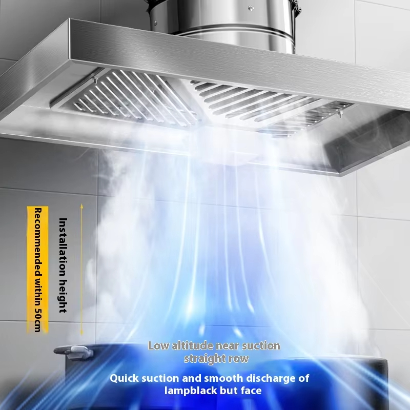 Rental Room Simple Range Hood Kitchen Ventilation Fan Household Large ...