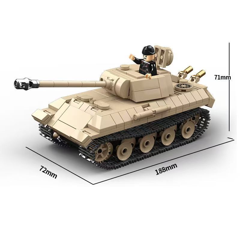Panther V Tank WW2 Building Blocks 472 Pcs QUANGUAN Tank Bricks Toy Set ...
