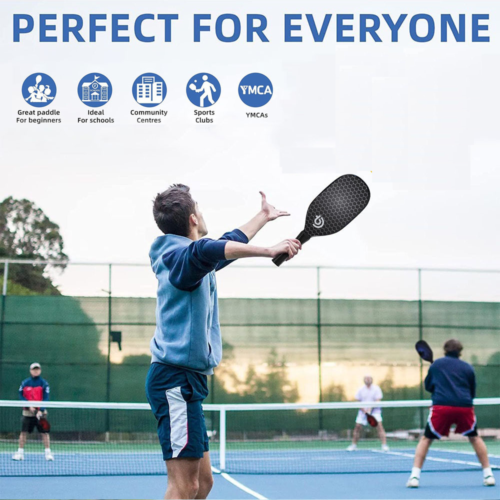 【Ready Stock】 Pickleball Paddle Set 2 Racket /4 Pickleball /Storage Bag ...