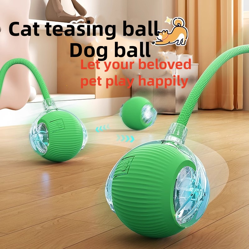MagicPet Automatic Rolling Electric Pet Toy Ball with USB Charging for ...