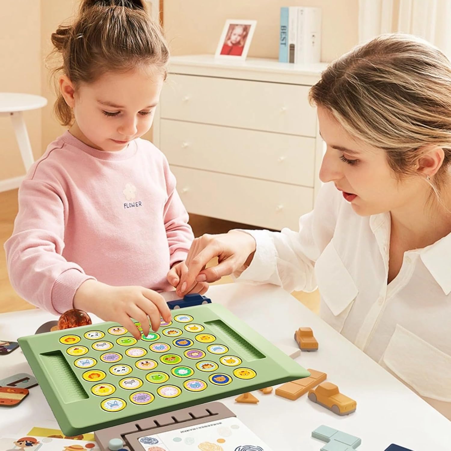 Animal Flip Chess Memory Chess Game, Animal Flip Matching Chess Board ...