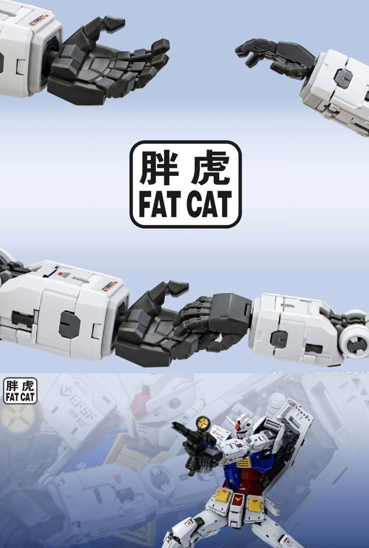 FAT CAT Azu 1/100 Fast Goods Fat Cat Model MG 1/100 RX78-2 [Azu 1: 100 ...