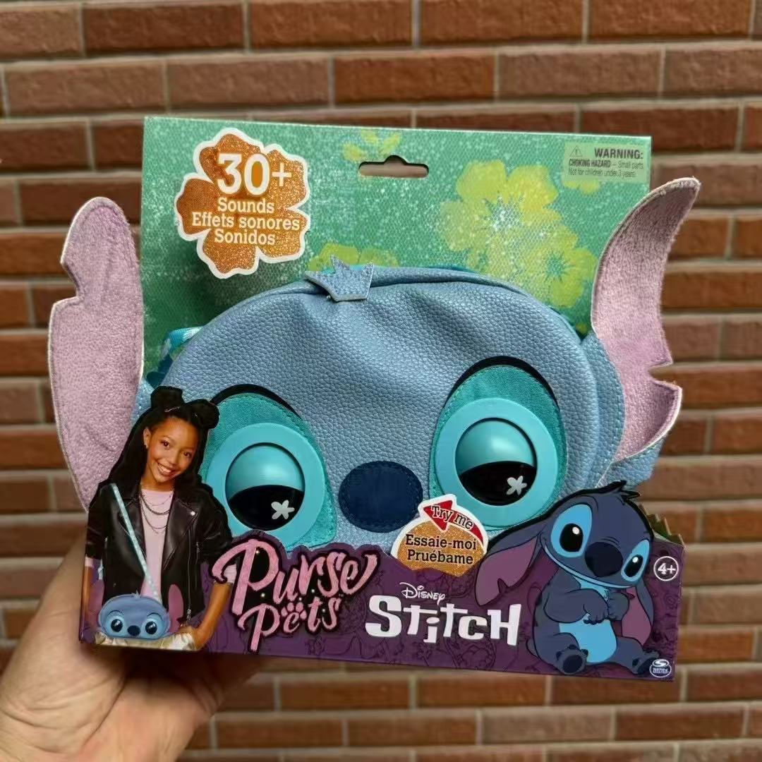 Purse Pets - Disney Stitch - Interactive Handbag Size Companion 会眨眼 ...