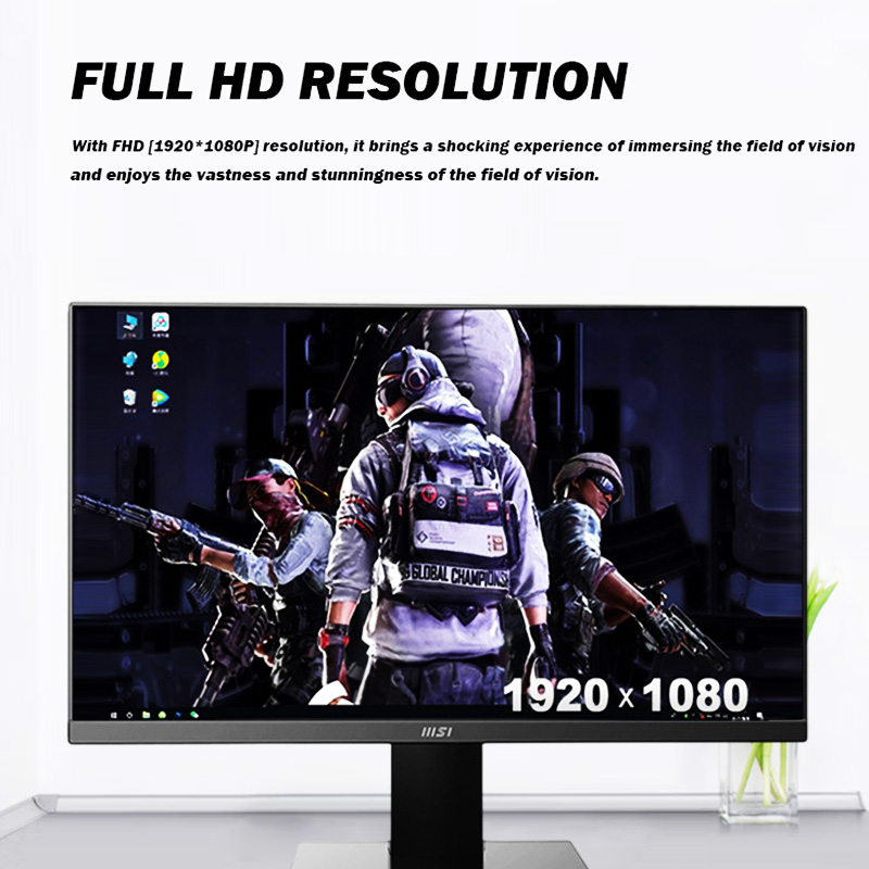 MSI PRO 24 Inch IPS Computer Monitor 75Hz 1080P FHD PC Monitor Desktop ...