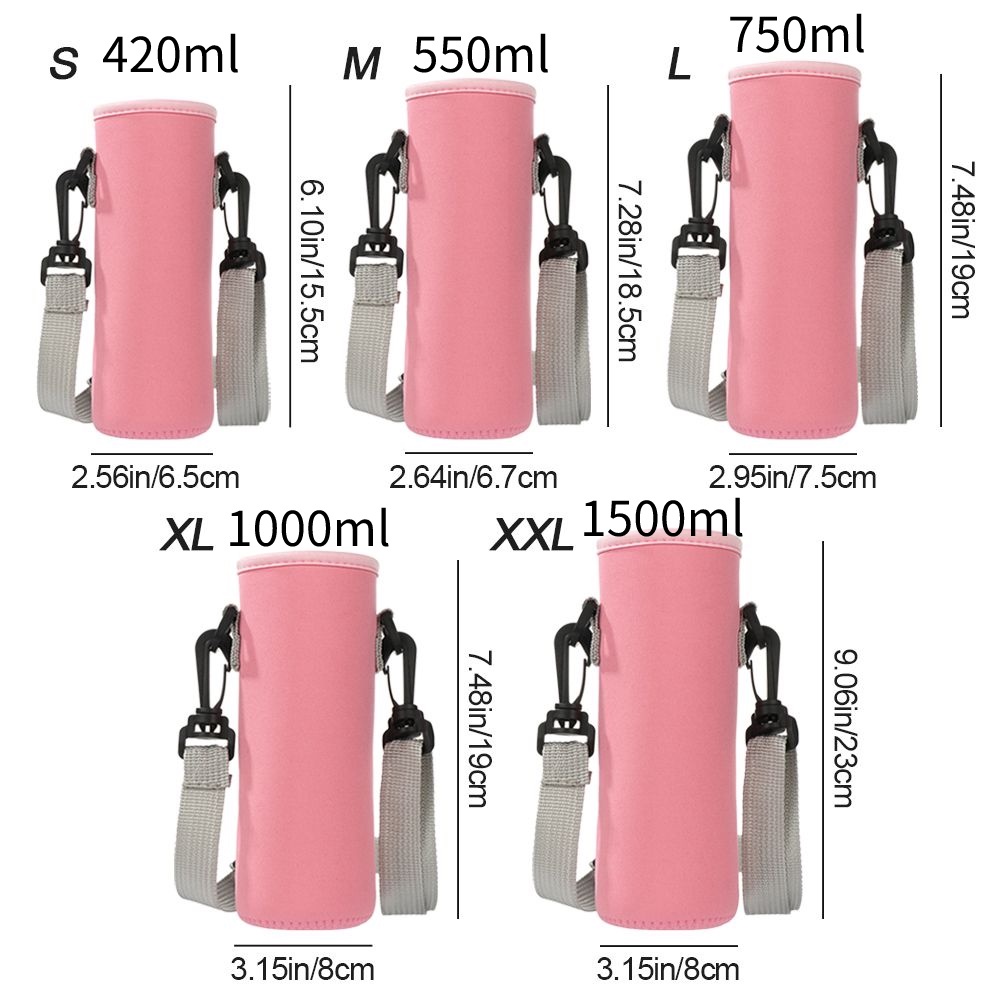 Insulated Bag 420ml-1500ml Cup Cover Vacuum Portable Tumbler Case | Shopee Philippines