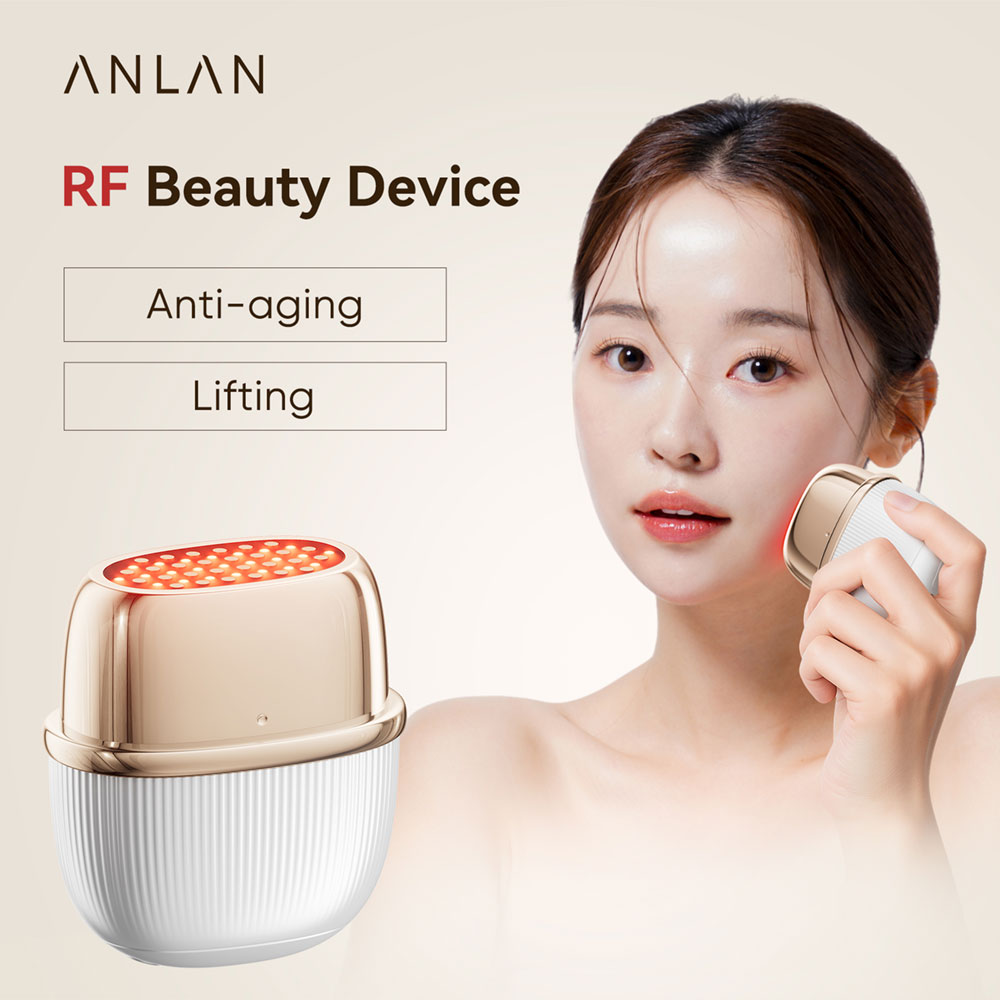 ANLAN RF&EMS Beauty Device IPX6 Skin Care Radio Frequency Facial Mesotherapy Skin Rejuvenation ...