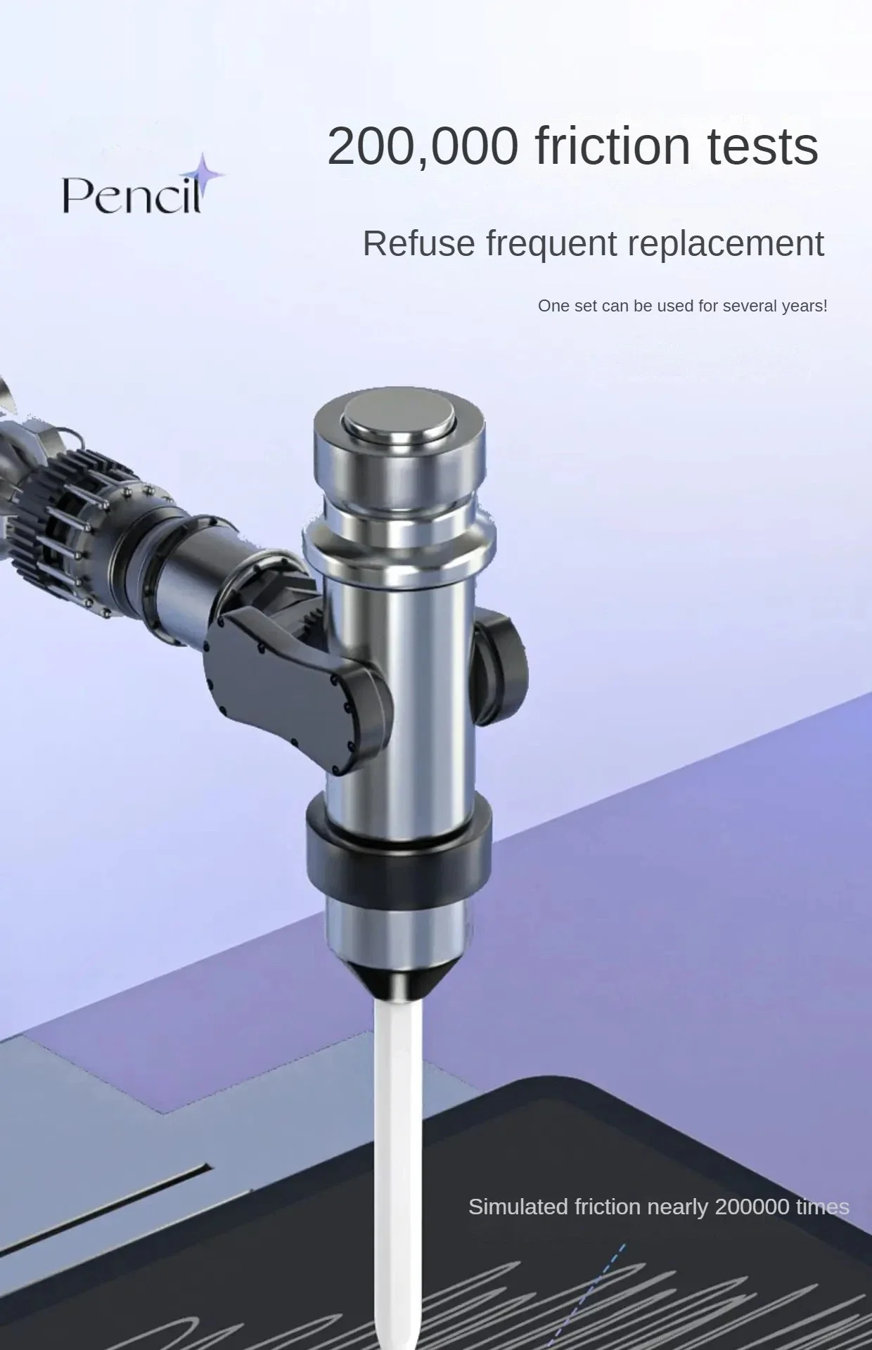 6-Pack Fine Point Tips for Apple Pencil 1/2/USB-C - Colorful ...