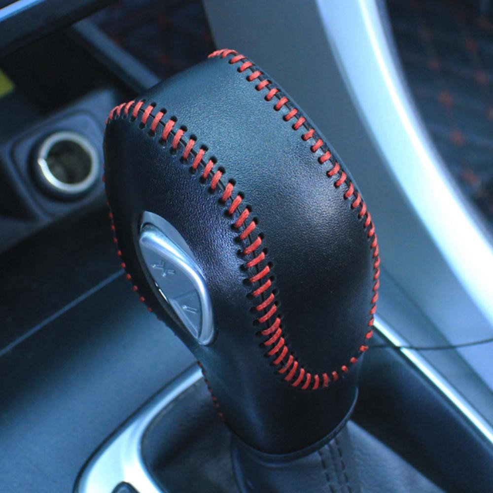 PU Car Carbon Fiber Gear Shift Knob Cover for Ford Focus EcoSport ...