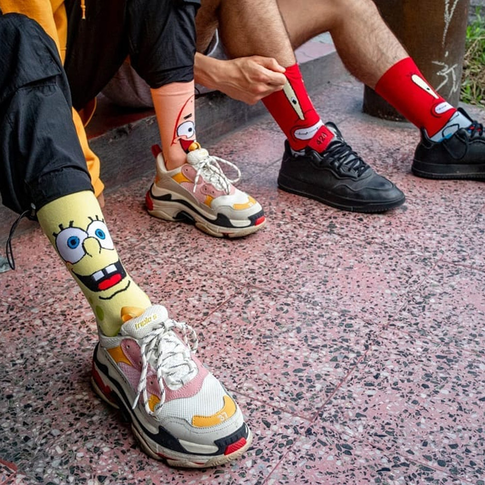 Cartoon Games Brother Socks Anime Trend Men's Socks Magician Cosplay ...