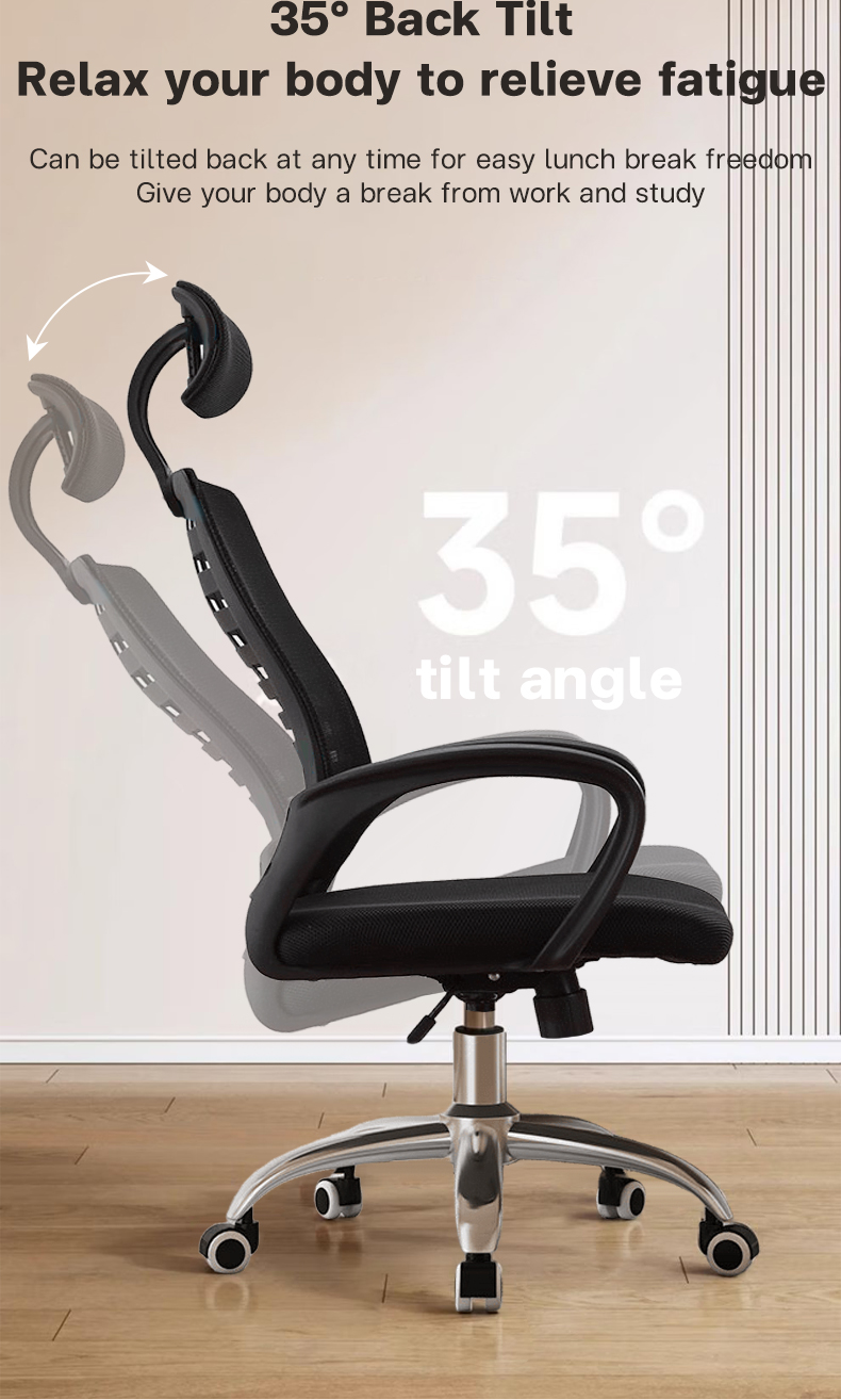 Office Chair Gaming Chair For Study Table Ergonomic Mesh With Wheels ...