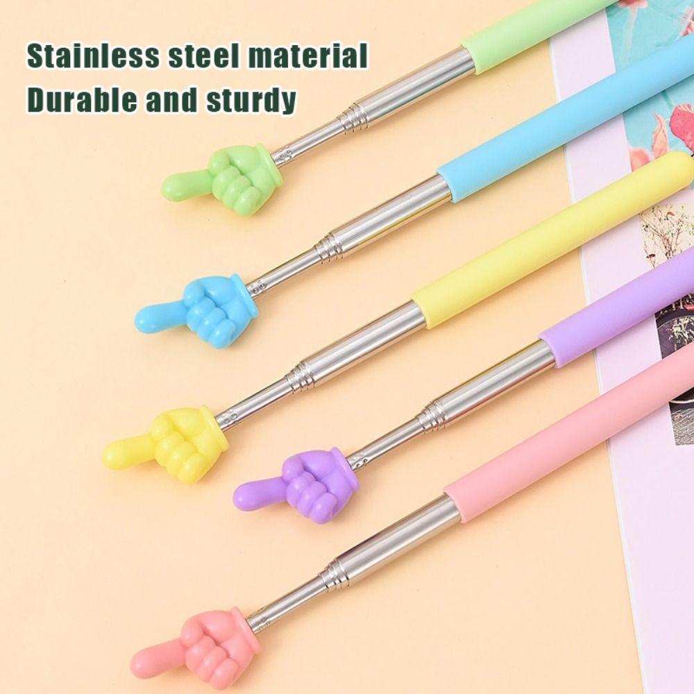 YEW Finger Reading Sticks Telescopic Rod Finger Design Teaching Pointer ...