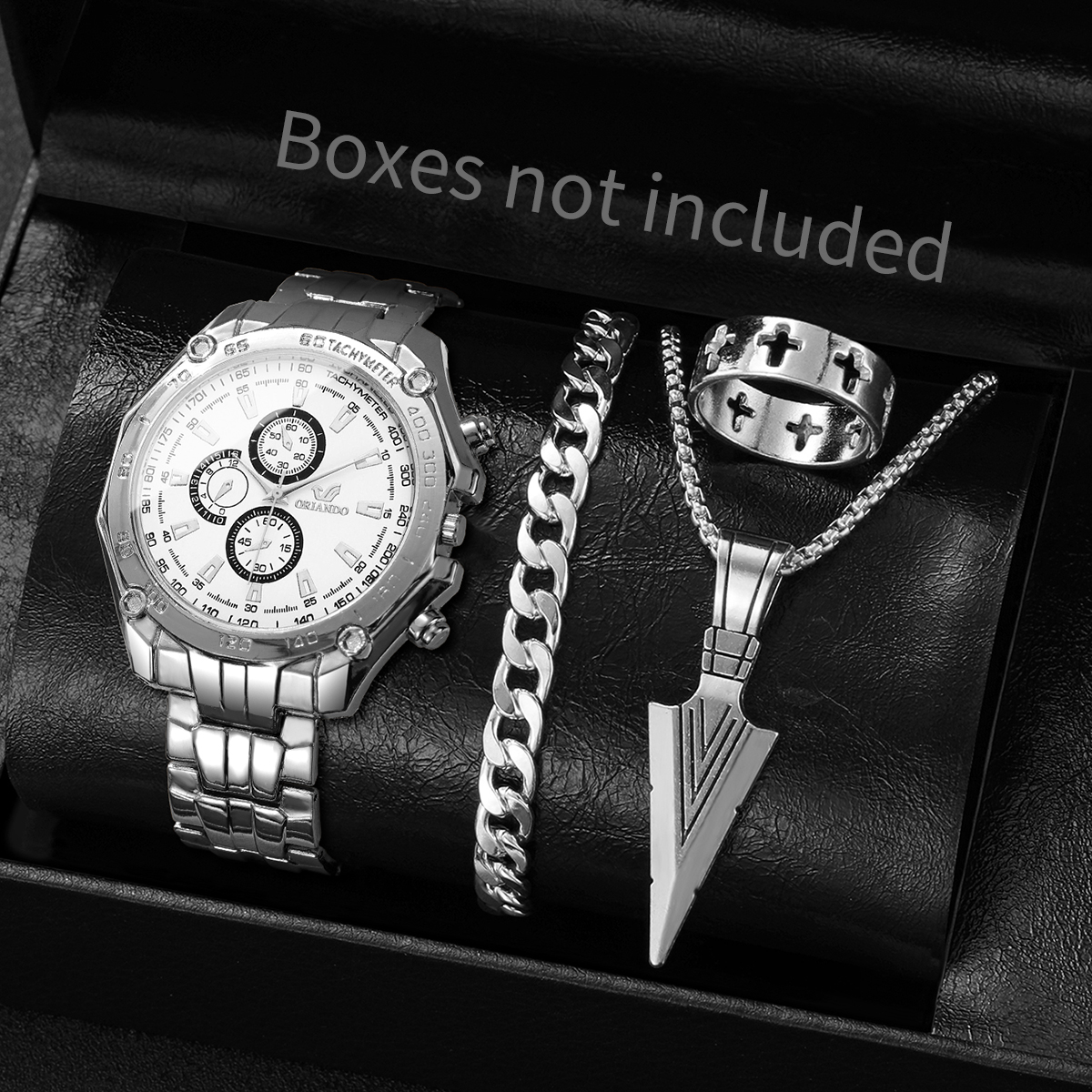 ORLANDO Luxury Classic Stainless Steel Quartz Watch for Men | Shopee ...
