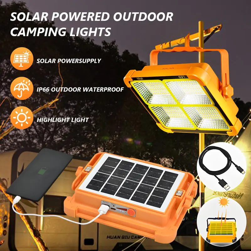 Solar Light Emergency Lights Rechargeable Headlight Flashlight ...