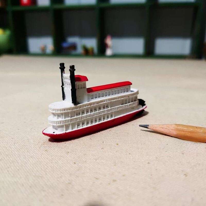 Simulation Miniature Mini Ship Cruise Ship Cargo Ship Battleship Props ...