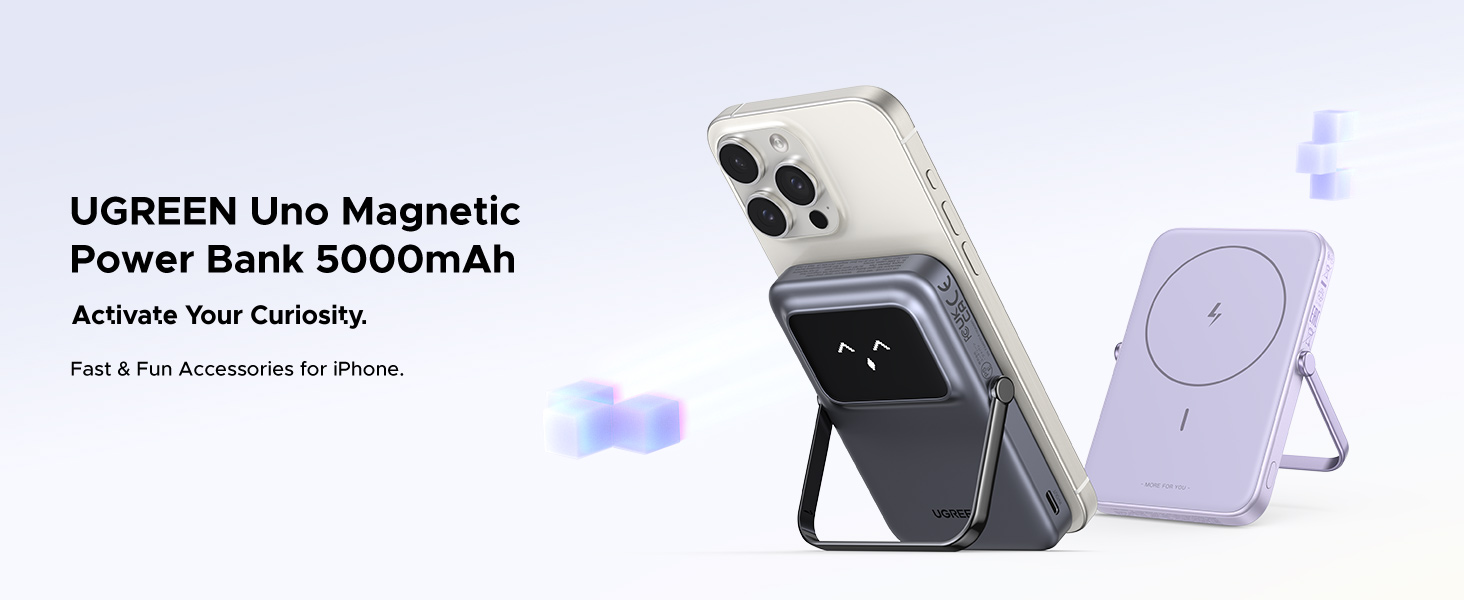 UGREEN Magnetic Powerbank 20W UNO 5000mAh 10000mah Power Bank With ...