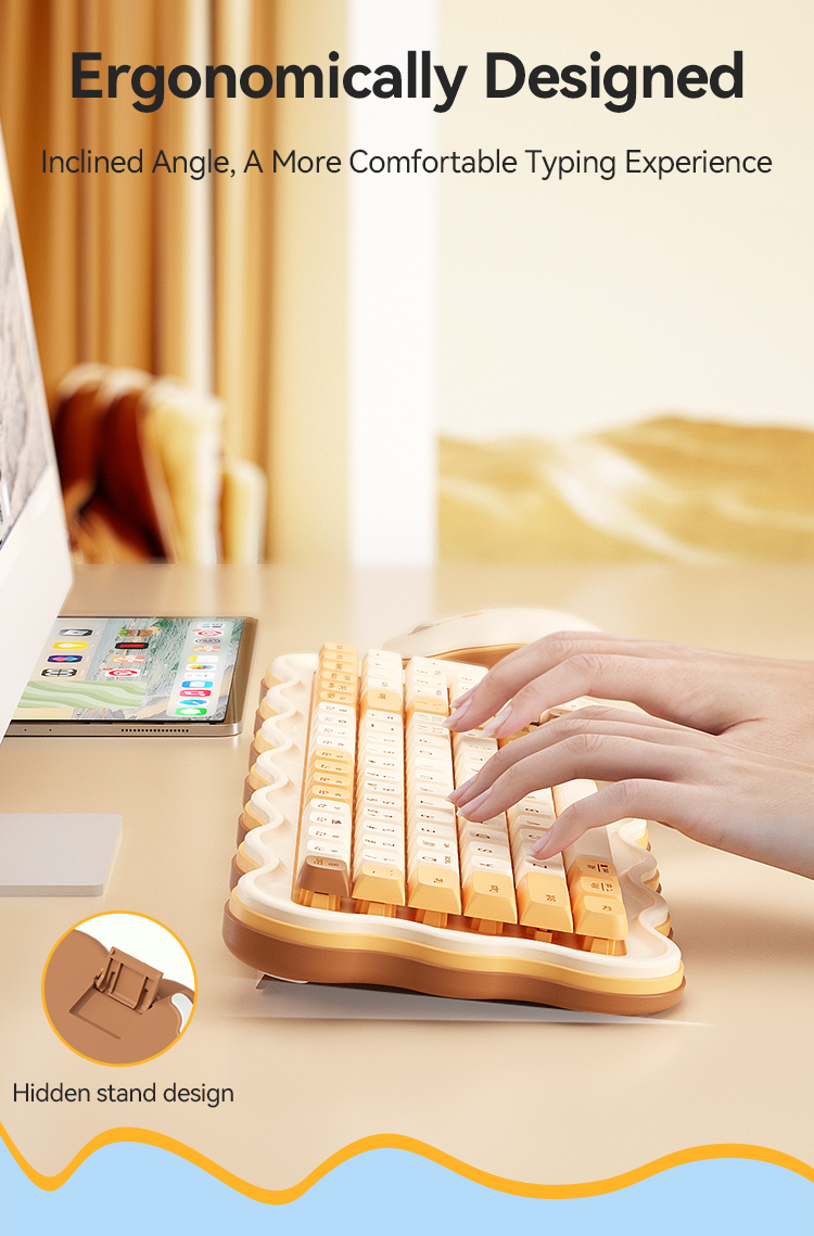 BOW MK98 Wireless Keyboard and Mouse Set Plug-And-Play Quiet office For ...